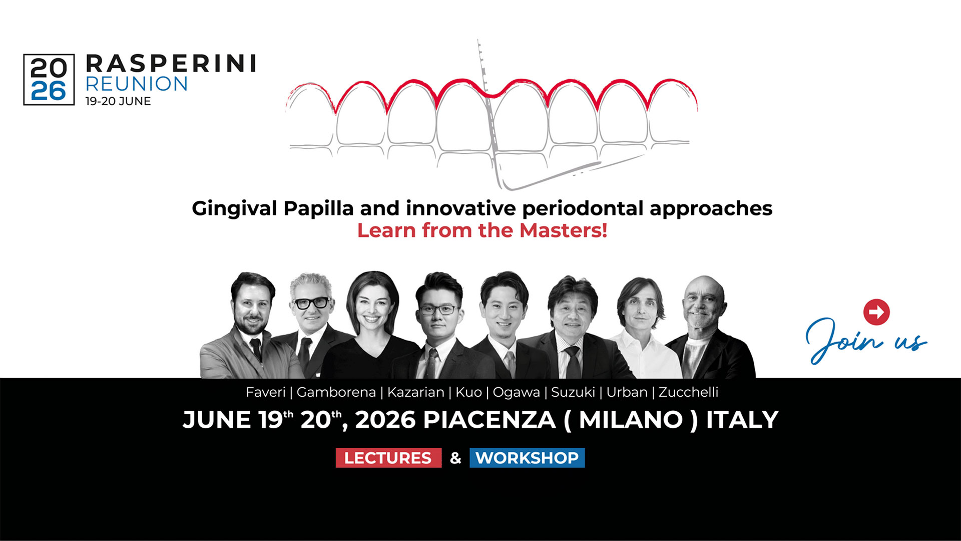 INTER-DENTAL PAPILLA RECONSTRUCTION - RASPERINI REUNION | 19-20 JUNE 2026